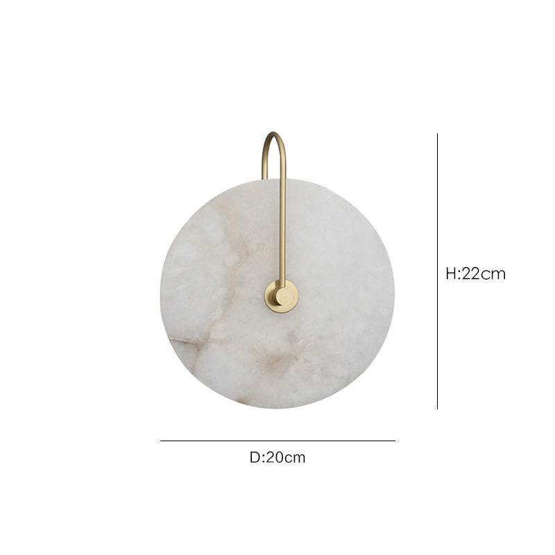 ROUND MARBLE WALL LIGHT – Lights Architect
